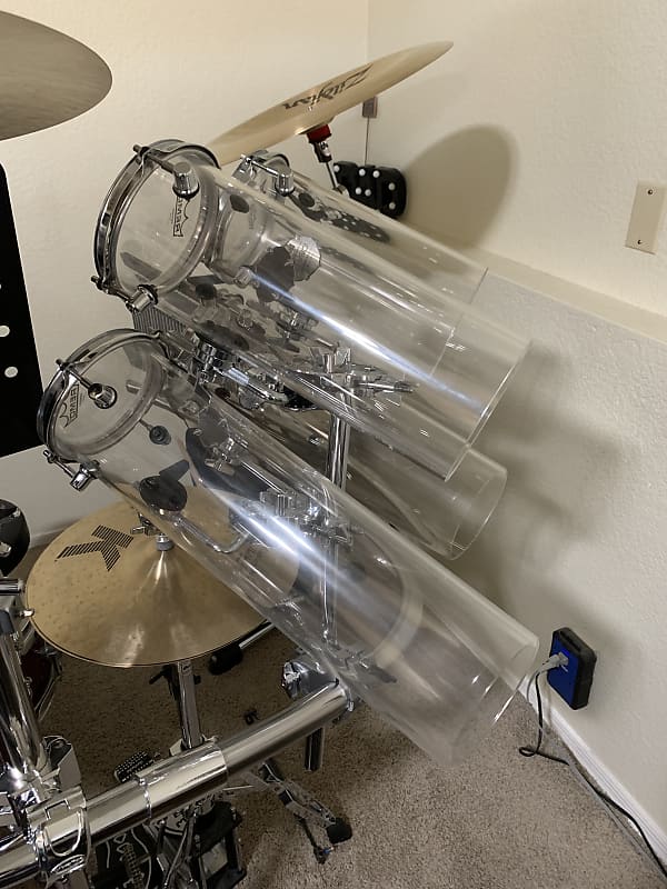 Chaos Illusion Octobans/Rata Toms/Rocket Toms 2022 Clear | Reverb