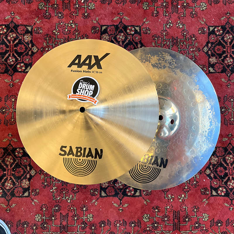 Sabian 14" AAX Fusion Hi Hats | Reverb