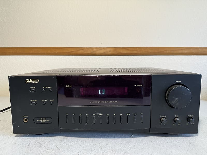 KLH R3000 Receiver HiFi Stereo Vintage 2 Channel Home Audio | Reverb