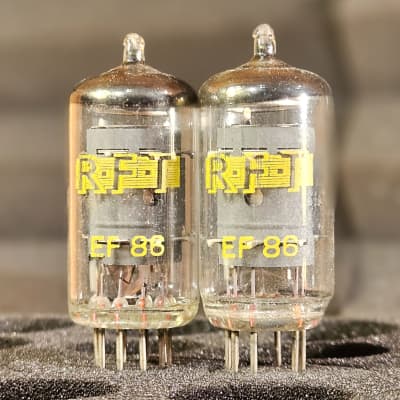 1960s Mullard EF86 6267 Vintage Blackburn Halo Getter Tube! | Reverb