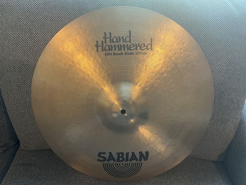 Sabian 20” Hand Hammered (HH) Rock Ride Cymbal - B20 Bronze | Reverb