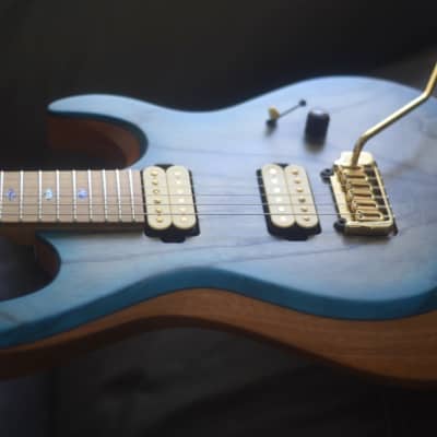 Kiesel Aeris Bolt-on 2022 Translucent Aqua Antique Ash | Reverb