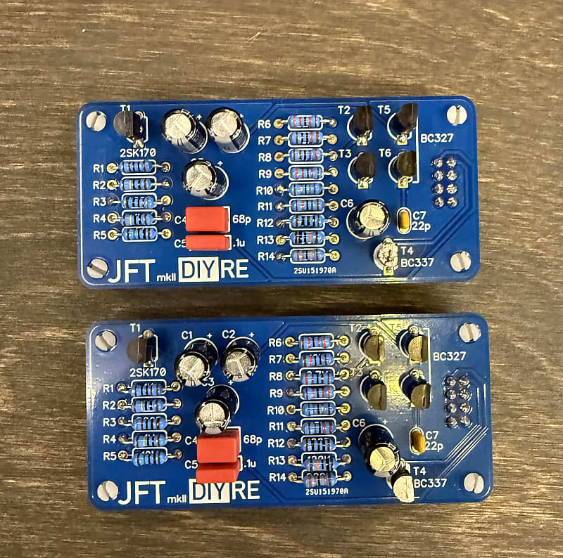 DIYRE JFT Class-A Transistor Colour Modules *Pair* | Reverb