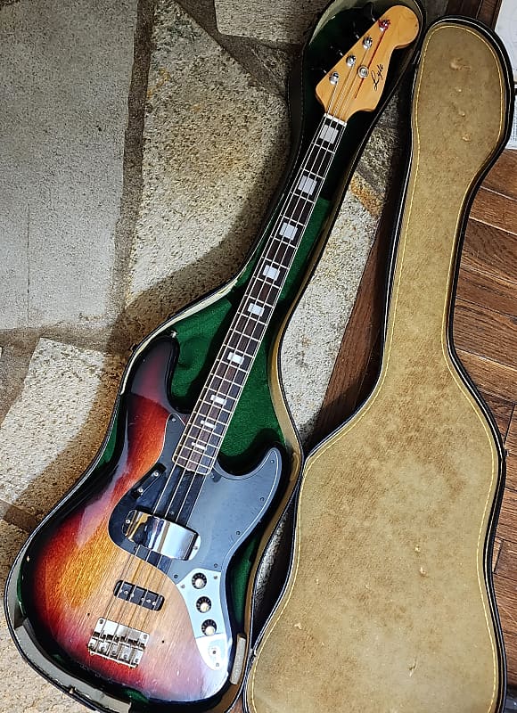 Lyle Jazz Bass Guitar - 1960's - Sunburst - electric fender - | Reverb