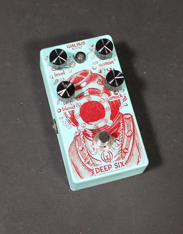 Walrus Audio Deep Six Compressor V1 2012 - 2018 - Blue / Red | Reverb