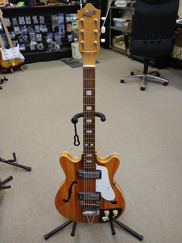 Teisco EP-8T 1960s - Natural PARTS GUITAR | Reverb