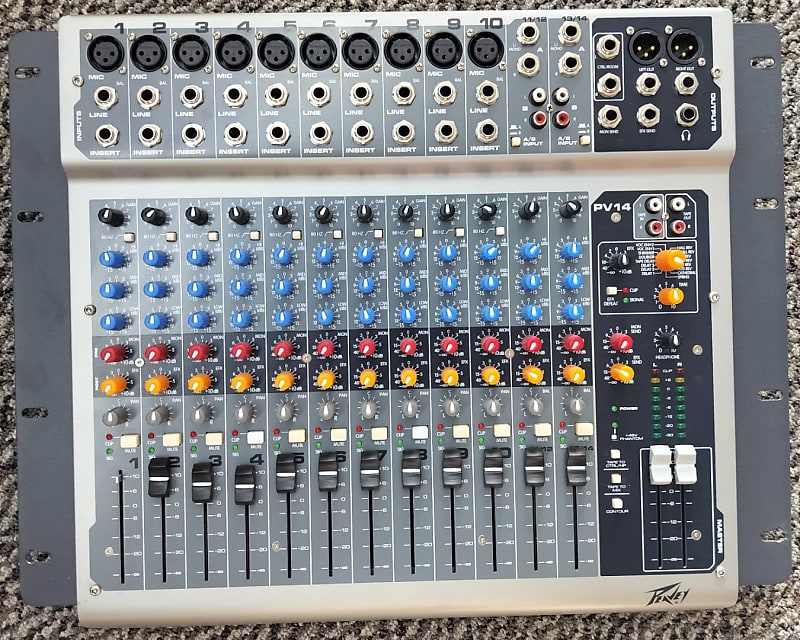 Peavey PV 14 14-channel Compact Mixer with Built-in DSP | Reverb