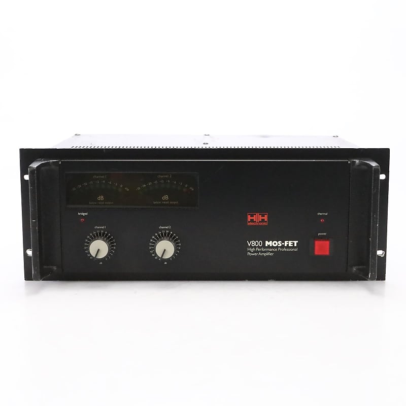HH Electronics V800 Mos-Fet 2-Channel High Performance Power | Reverb