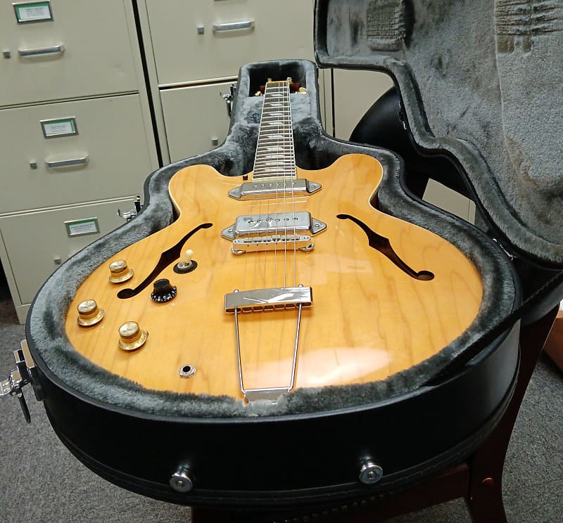 Epiphone Peerless Factory Casino Natural Finish Left Handed | Reverb