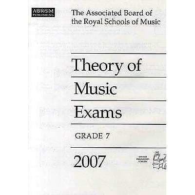 ABRSM Music Theory Past Exams 2007 Grade 7 | Reverb