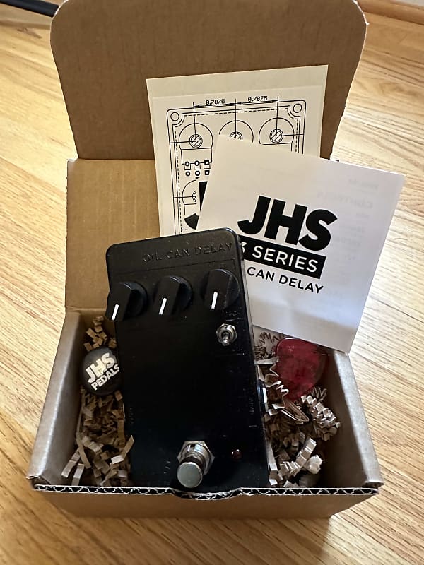 JHS Three Series Oil Can Delay - Limited BLACKED OUT | Reverb