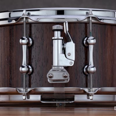 AHEAD 14 X 6 EXOTIC AFRICAN WENGE STAVE SHELL SNARE DRUM | Reverb