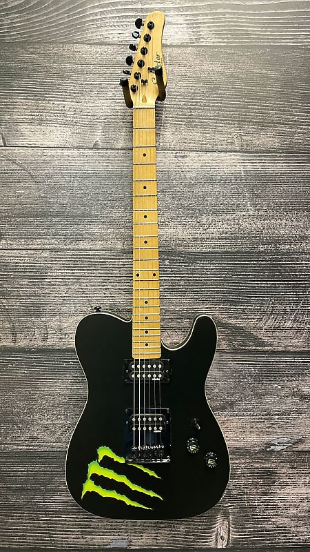 Schecter PT limited edition MONSTER ENERGY Electric Guitar | Reverb
