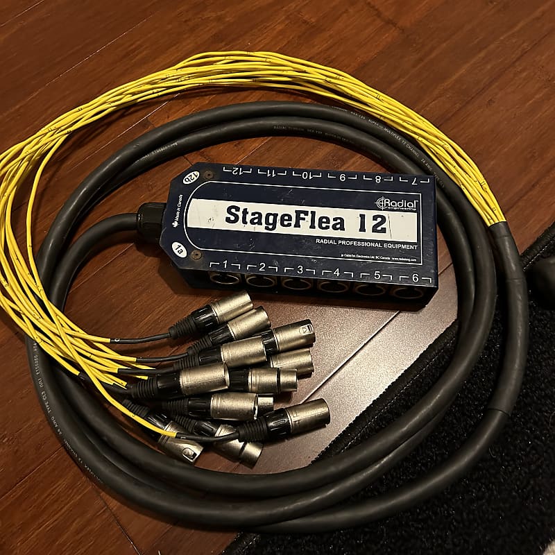 Radial StageFlea 12 subsnake drop snake 12 ft | Reverb
