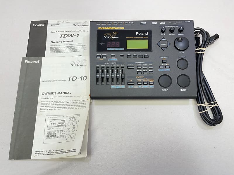 Roland TD-10 Drum Module Brain TD10 TDW1 Expansion | Reverb Canada