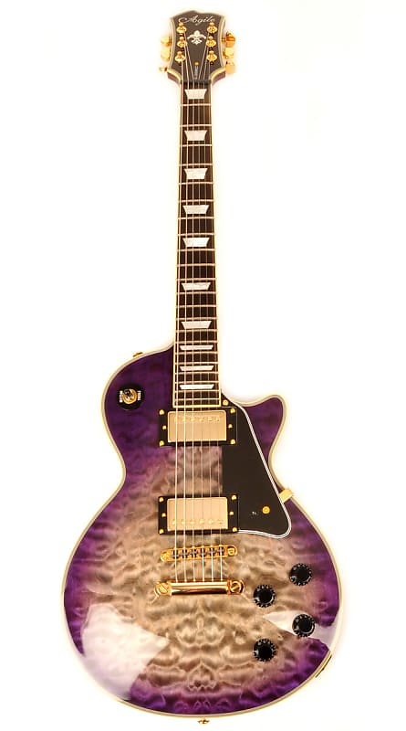 Agile AL-3200MCC Purple / Black Quilt with Gold Hardware Trap | Reverb