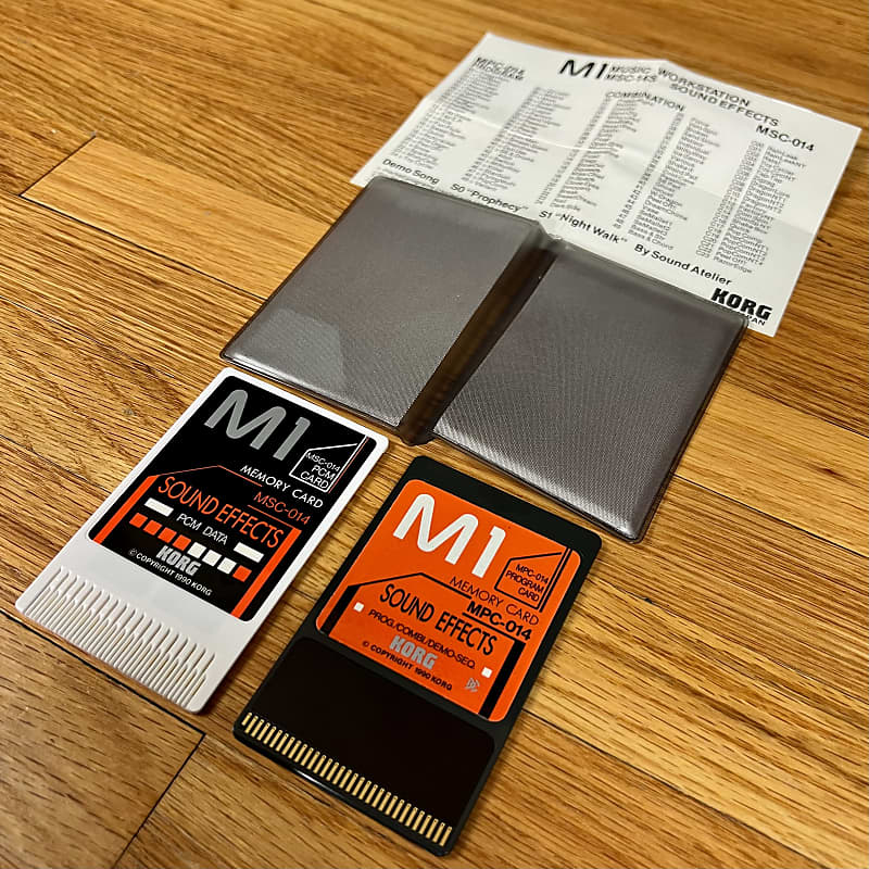 Korg MPC-014/MSC-014 Sound Effects Cards for M1 | Reverb