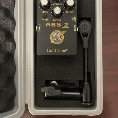 Gold Tone ABS-2 banjo microphone with preamp 2022 | Reverb