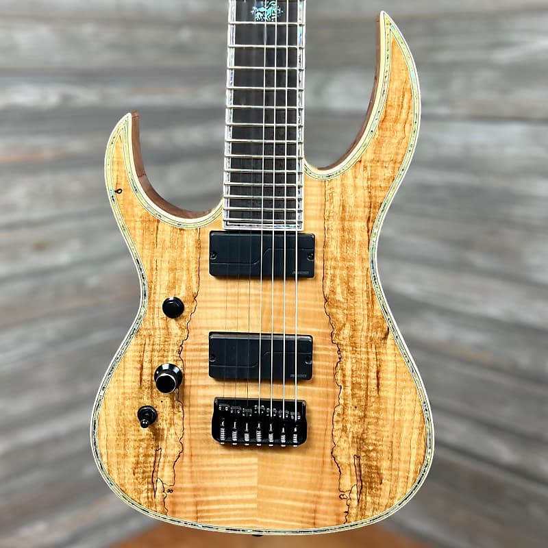 BC Rich Shredzilla Extreme Left Handed 7-String - Spalted | Reverb
