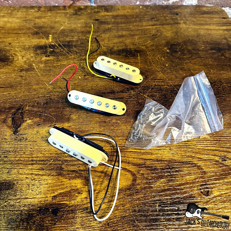 GFS Overwound S-Style Pickup Set (2020s - Cream) | Reverb