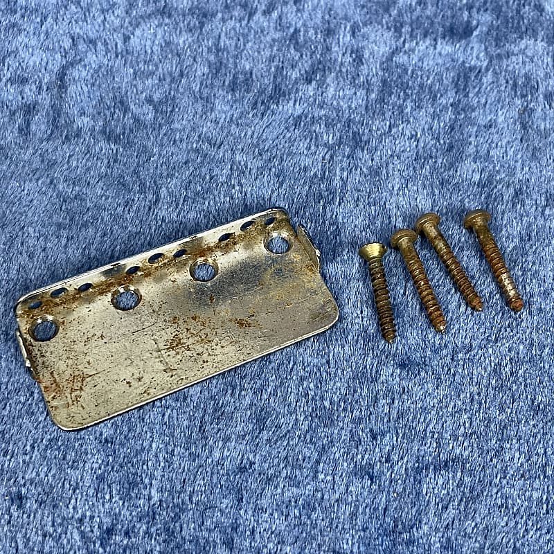 Vintage 1960's Fender Duo Sonic or Musicmaster Guitar Bridge | Reverb