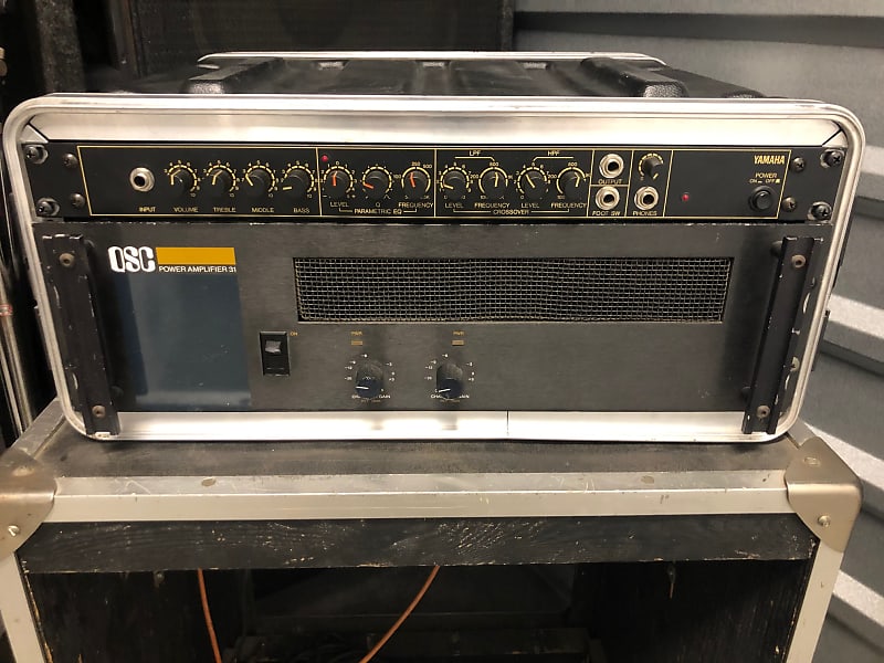 Vintage QSC A31 Stereo Power Amplifier with Yamaha PB1 Bass | Reverb