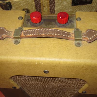 ~1954 Premier Model 50 Small Combo Tube Amp Two Tone Brown | Reverb