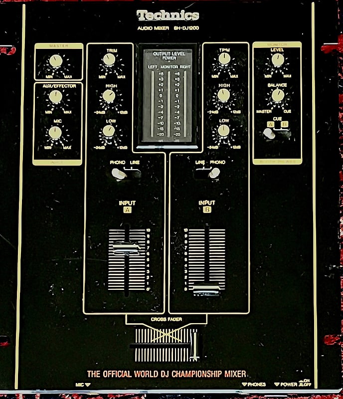 Technics TECHNICS AUDIO MIXER SH-DJ1200 1996 - black | Reverb