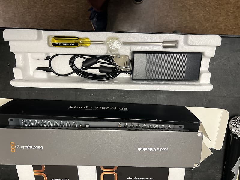 BLACKMAGIC studio video hub | Reverb