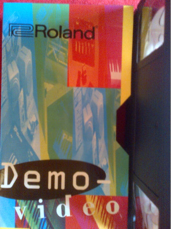 Roland DB-500 bass amp VHS demo/info video tape 1995? Black | Reverb