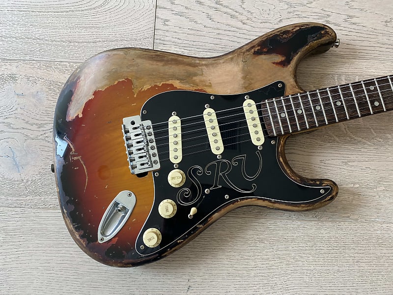 Bacchus Custom Shop SRV Relic Stratocaster With Fender Decal | Reverb