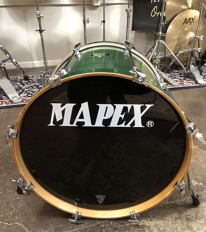 Mapex Mars Pro Emerald Green 16x20" Bass Drum-Excellent | Reverb
