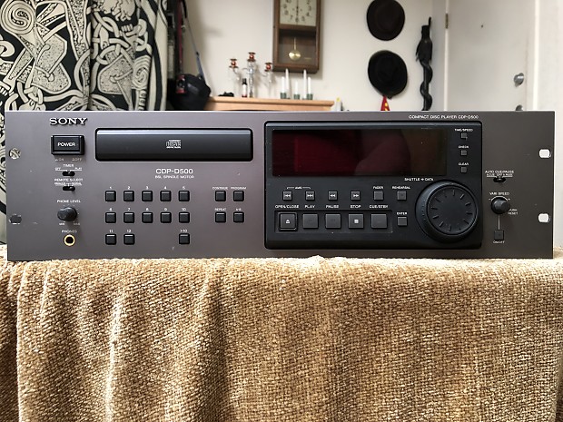 Sony CDP=D500 Professional CD Player | Reverb