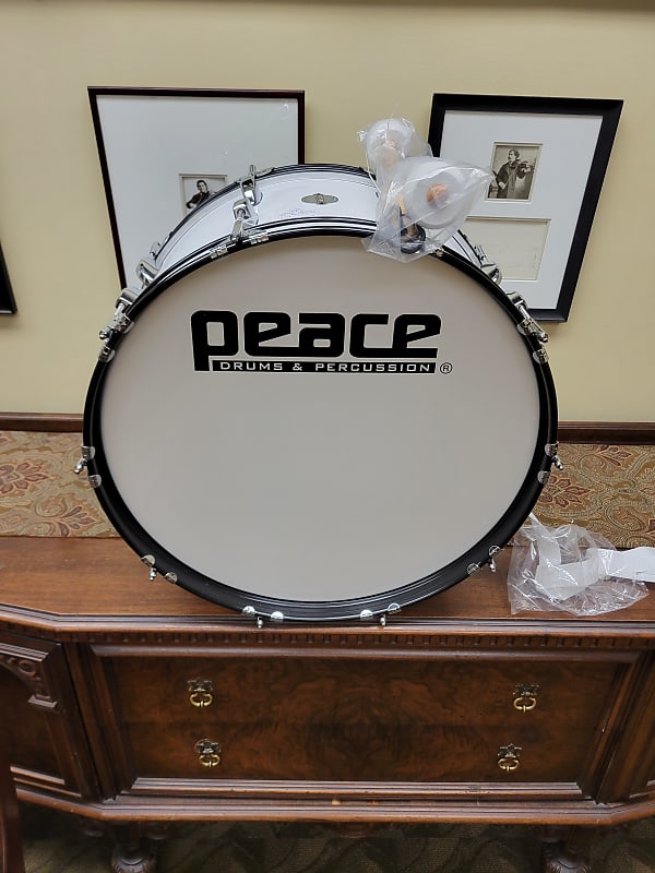 Peace, 22" Bass Drum, with Mallets & Carrying Strap | Reverb