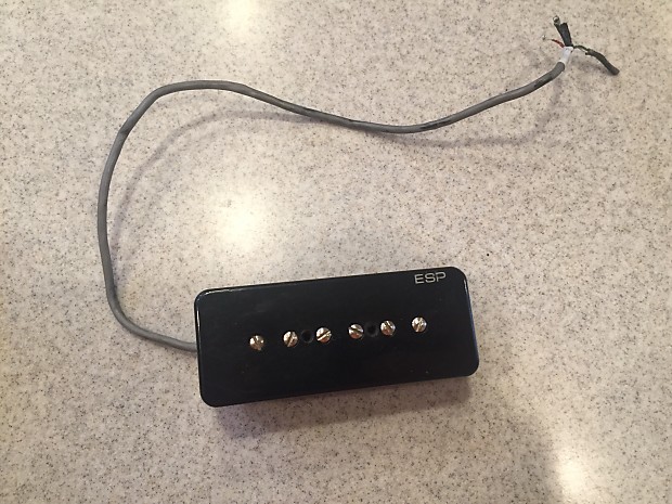 ESP LTD P-90 4-conductor (humbucker?) black pickup | Reverb