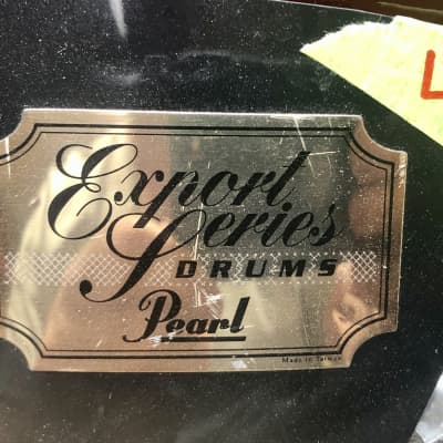 Pearl Export Series Drums Badge Lot # 1 2000’s Gold with | Reverb