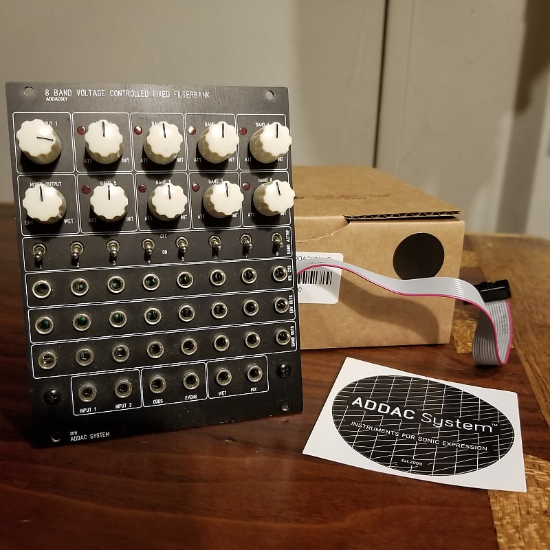 ADDAC System ADDAC601 Fixed Filter Bank - Black | Reverb