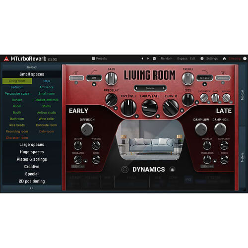 MeldaProduction MTurboReverb Algorithmic Reverb Plug-In | Reverb UK
