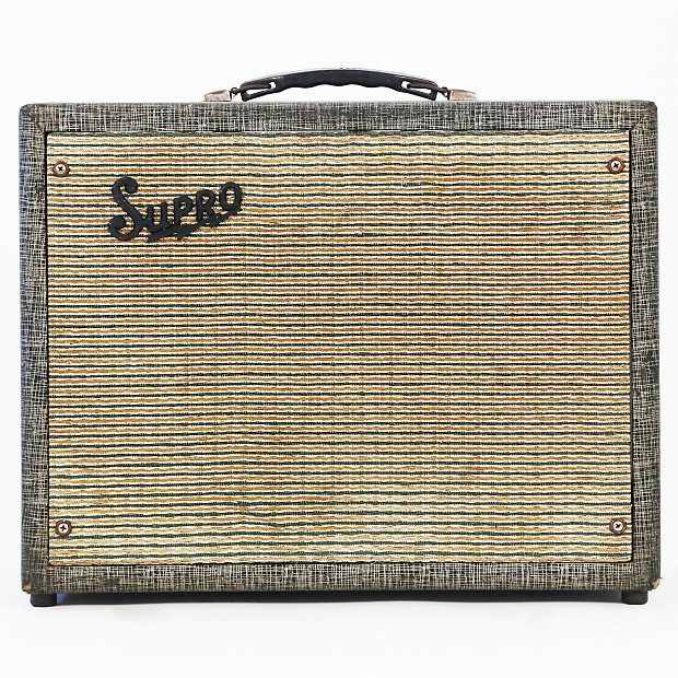 1963 Supro Supreme 1600 Guitar Amplifier - Dual 6973 Power | Reverb UK