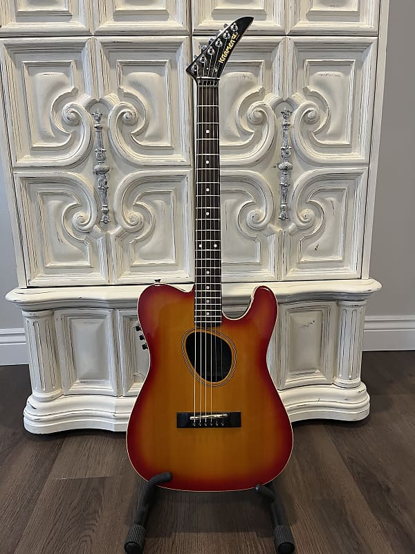 Kramer Ferrington KFT-1 Mid 1980's - Cherry Sunburst | Reverb