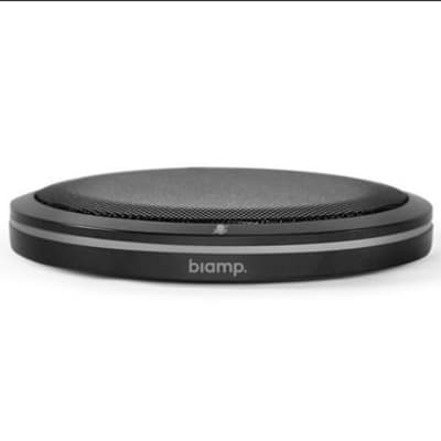 Parle TCM-XA Black AVB Beamtracking ceiling microphone with | Reverb