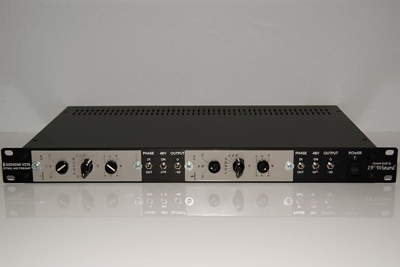 Siemens V276 - racked pair - SITRAL - TOP Microphone preamp | Reverb