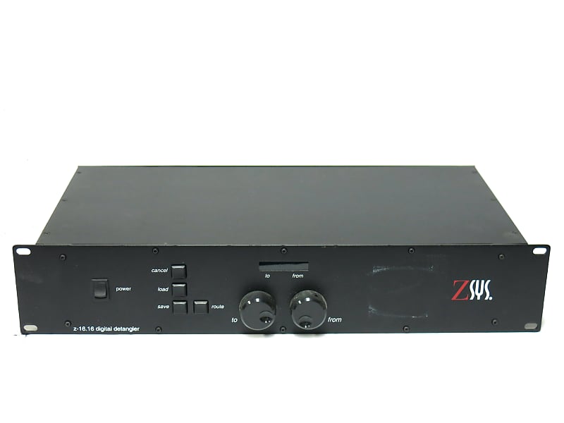 Z-Sys z-16.16 (16x16) Stereo Pair Digital Detangler | Reverb