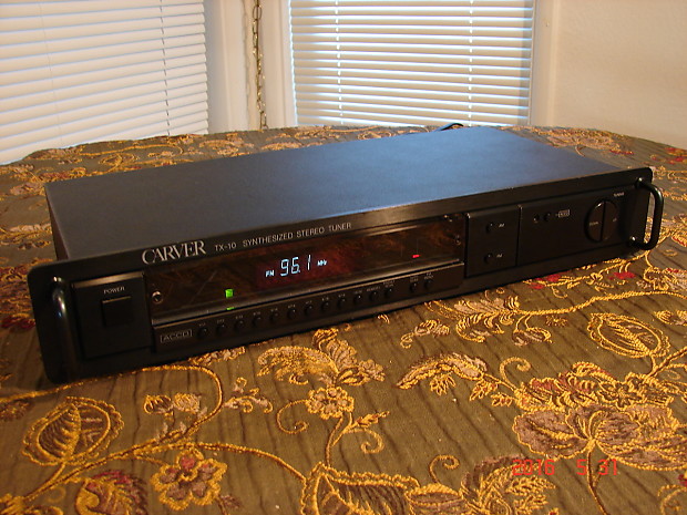Carver TX-10 Synthesized Stereo Tuner Rack Mount Component | Reverb