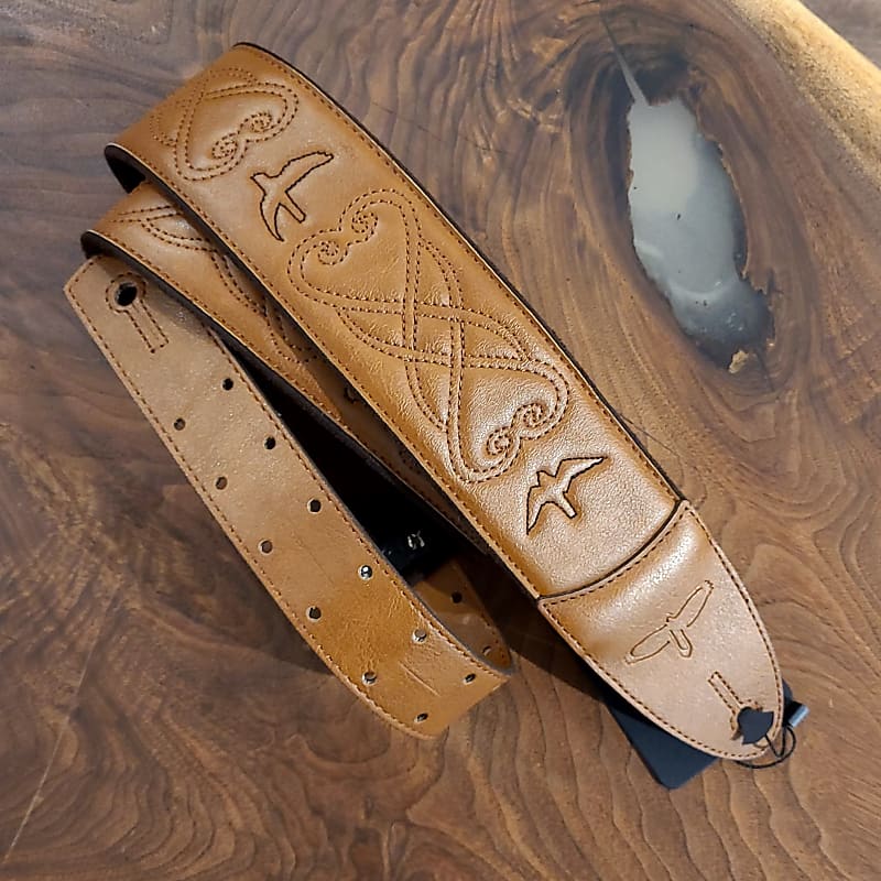 PRS 2.4" Padded Guitar Strap w/RAS, Custom Leather (Faux) | Reverb