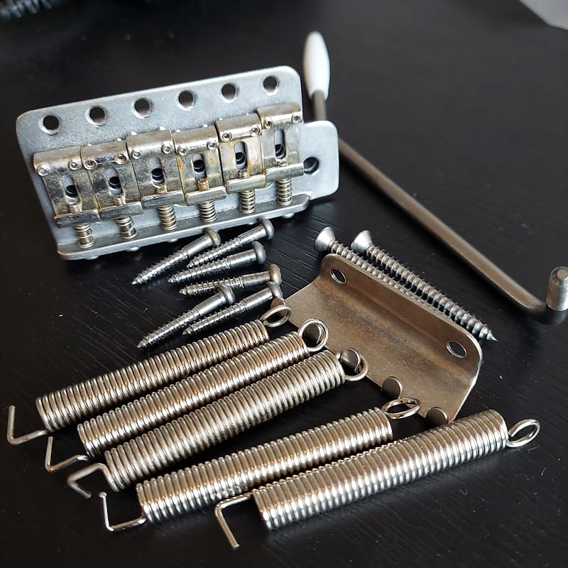 Gotoh Vintage Strat Bridge - Aged Nickel | Reverb UK