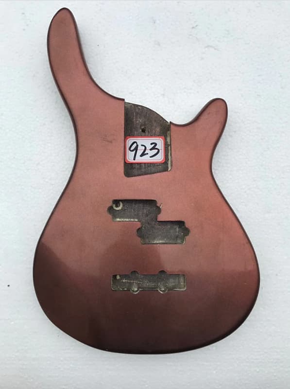 Metallic Red 4 String Bass Guitar Body | Reverb