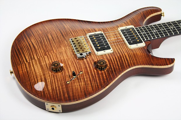 PRS Custom 24 Artist Package Copperhead Flame Maple Neck | Reverb
