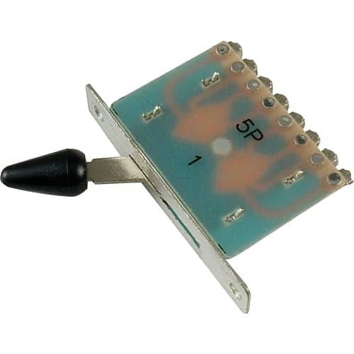 Switch - Pickup Selector, Strat, 5-Way, Black | Reverb