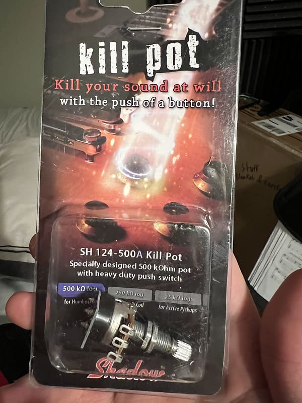 Shadow SH 124-500A Kill Pot KillSwitch 500K | Reverb